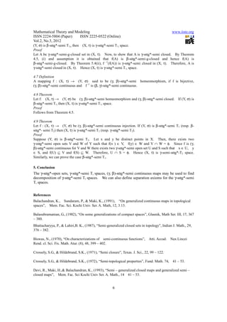 Gamma sag semi ti spaces in topological spaces | PDF
