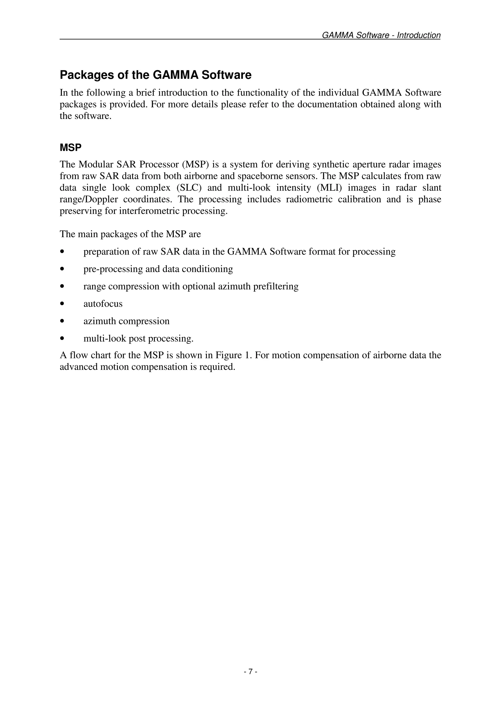 Gamma software introduction | PDF