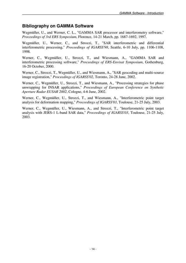 Gamma software introduction | PDF