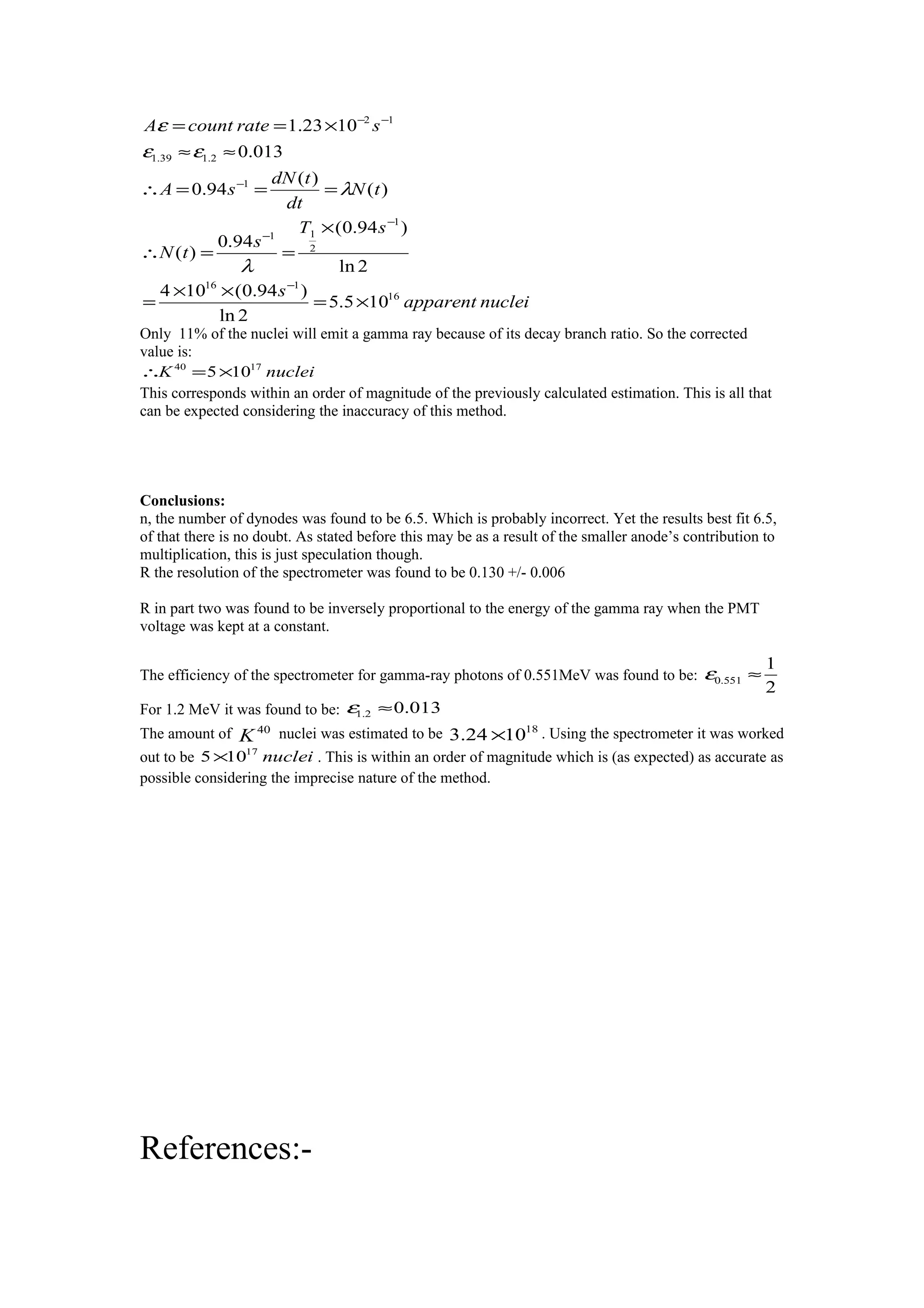 GAMMA-RAY SPECTROSCOPY | DOC