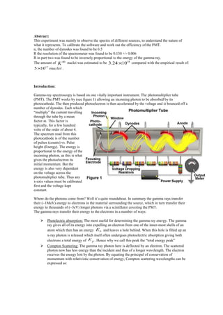 GAMMA-RAY SPECTROSCOPY | DOC