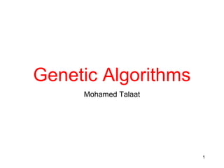 Genetic Algorithms - GAs | PPT