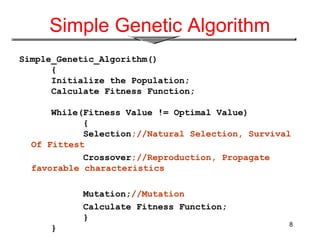 Genetic Algorithms - GAs | PPT