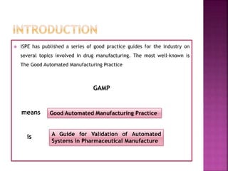 Good Automated Manufacturing Practices | PPT