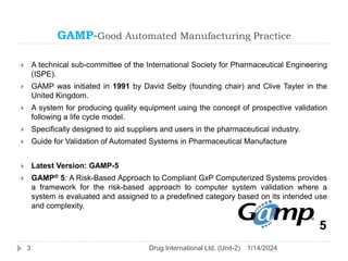 A GAMP Approach to Data Integrity, Electronic Records & Signatures ...