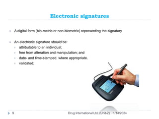 A GAMP Approach to Data Integrity, Electronic Records & Signatures ...