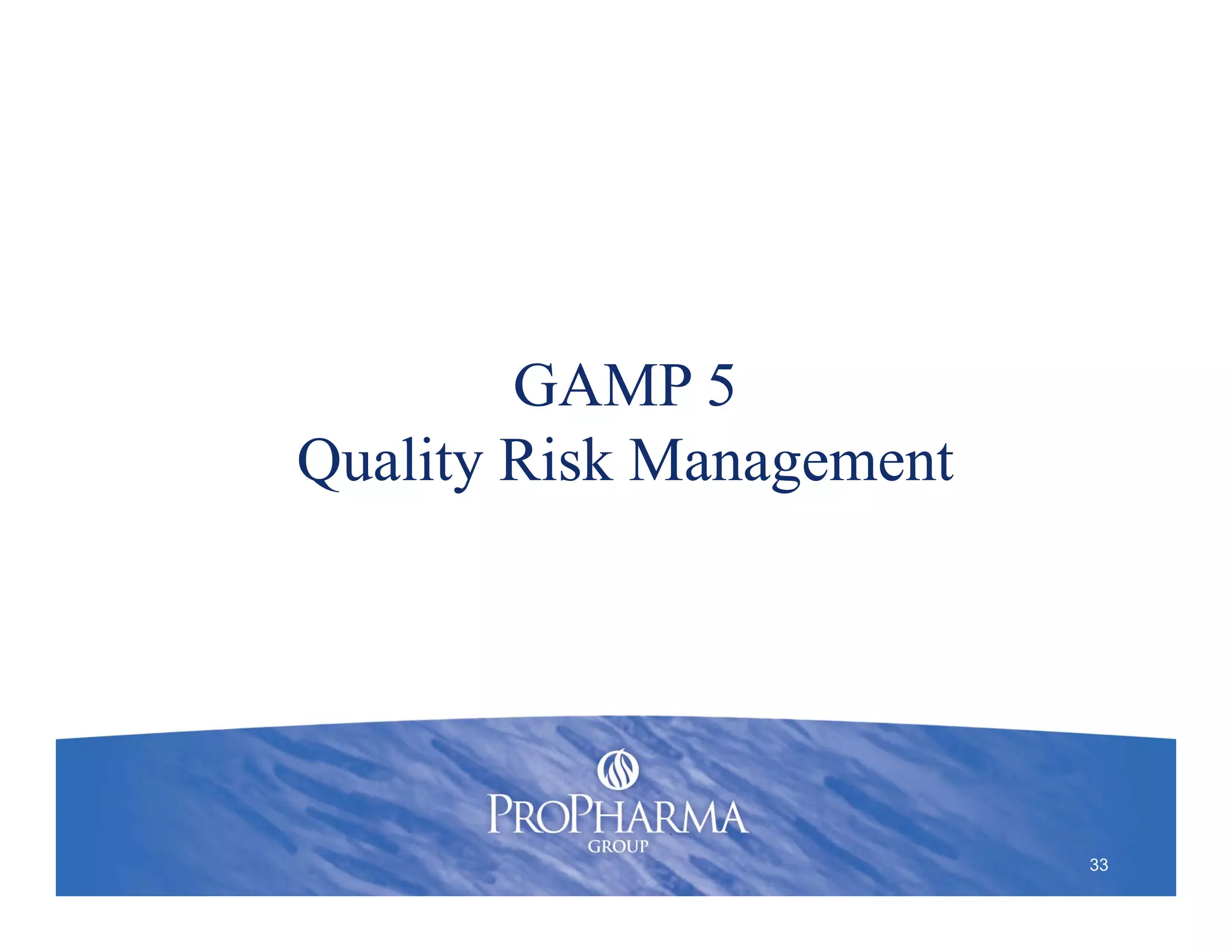 Overview of Computerized Systems Compliance Using the GAMP® 5 Guide | PDF