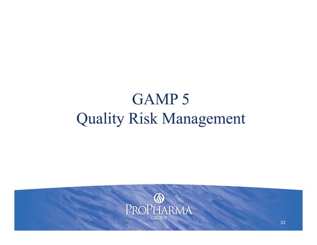 Overview of Computerized Systems Compliance Using the GAMP® 5 Guide ...