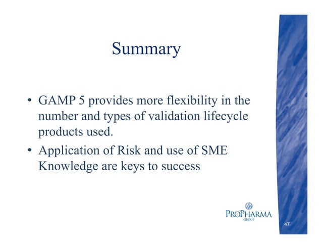 Overview of Computerized Systems Compliance Using the GAMP® 5 Guide ...