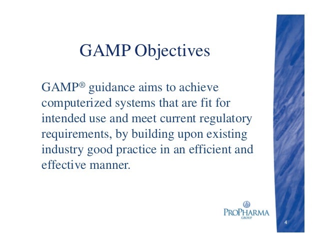 Overview of Computerized Systems Compliance Using the GAMP® 5 Guide