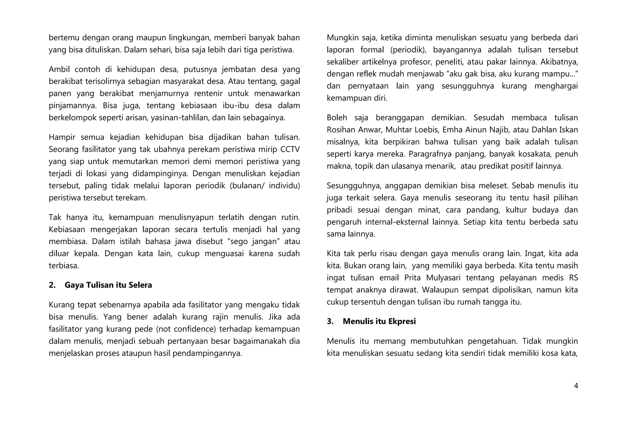 Gampangnya menulis panduan menulis good practice | PDF