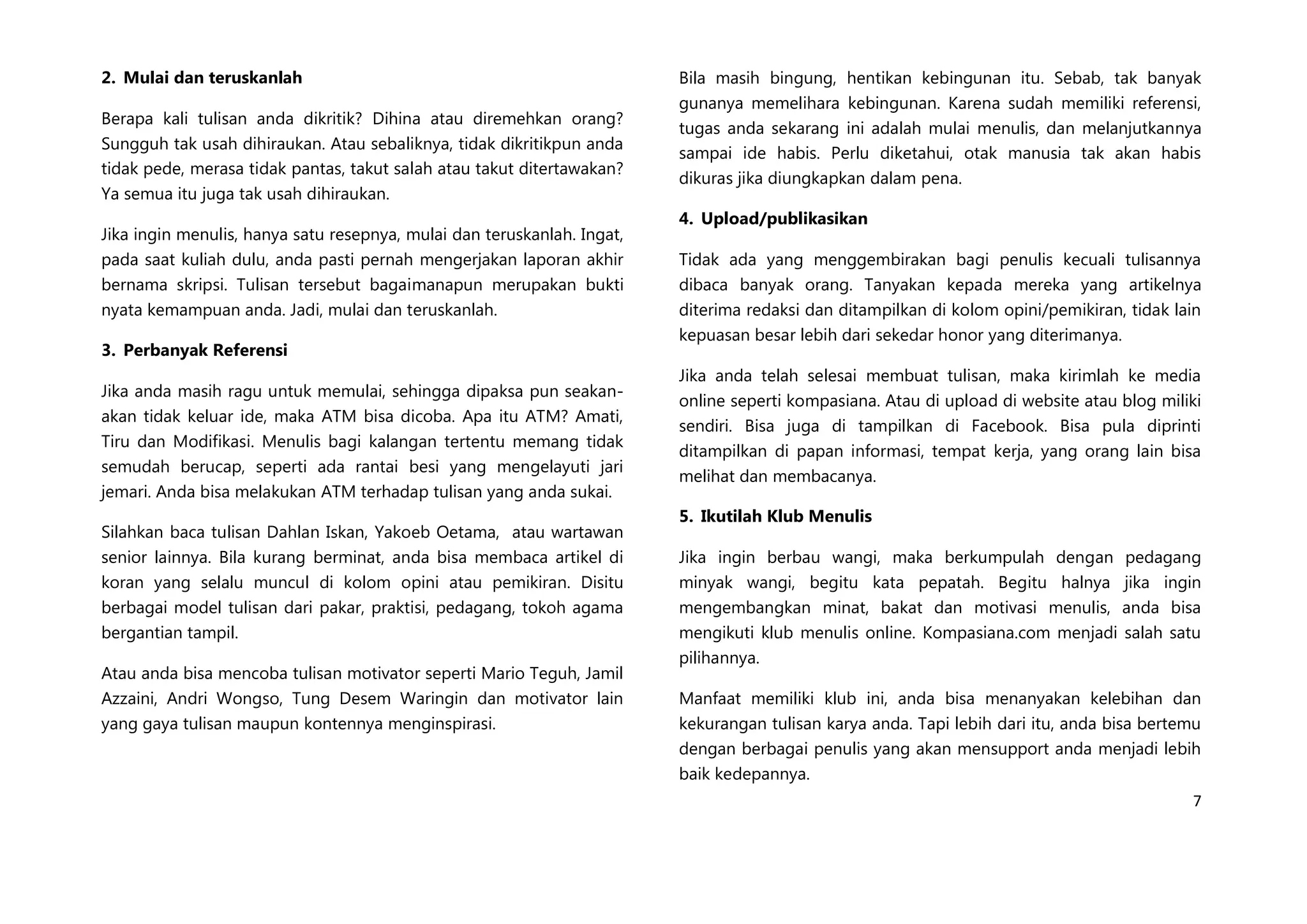 Gampangnya menulis panduan menulis good practice | PDF