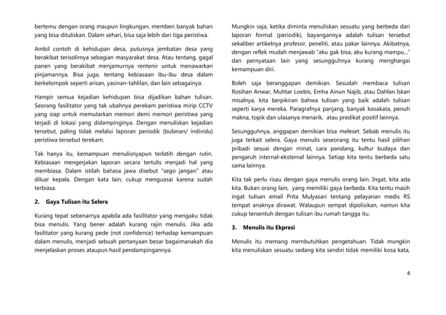 Gampangnya menulis panduan menulis good practice | PPT