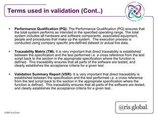 Gamp Riskbased Approch To Validation | PPT