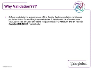 Gamp Riskbased Approch To Validation | PPT