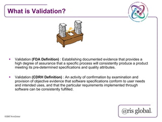 Gamp Riskbased Approch To Validation | PPT