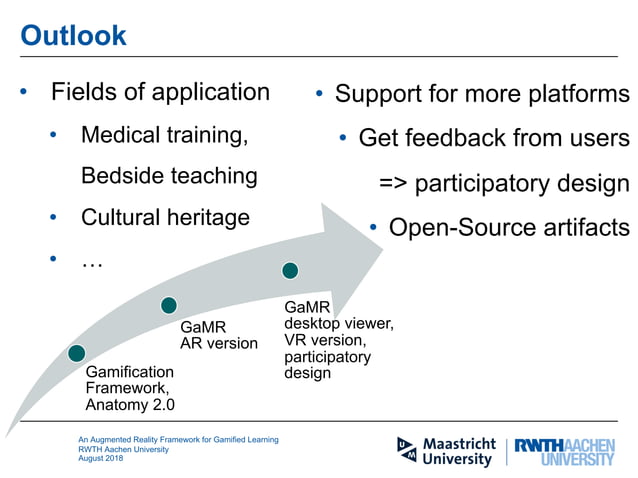 An Augmented Reality Framework for Gamified Learning | PPT