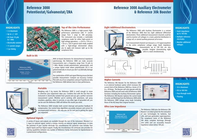 Gamry corporate-brochure | PDF | Chemistry | Science