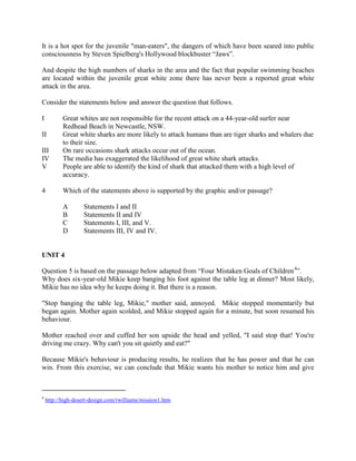 Gamsat Practice Questions | PDF