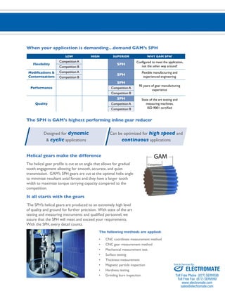 Gam sph brochure | PDF