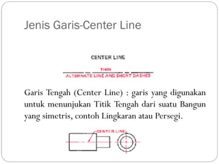 Menggambar Teknik : Garis Kerja | PDF