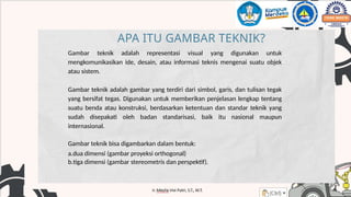 Gamtek Pertemuan 1 Konsep Dasar menggambar teknik dan standar ...