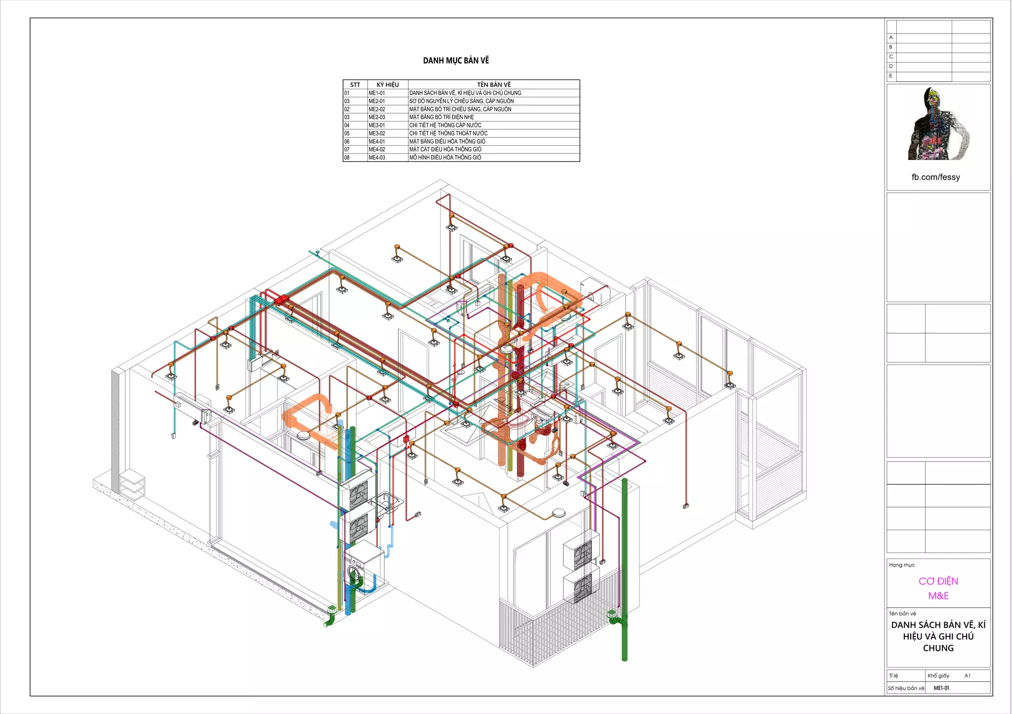MEP Design a Apartment by Revit | PDF | Technology & Computing