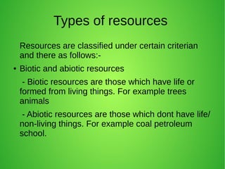 Types Of Resources Images
