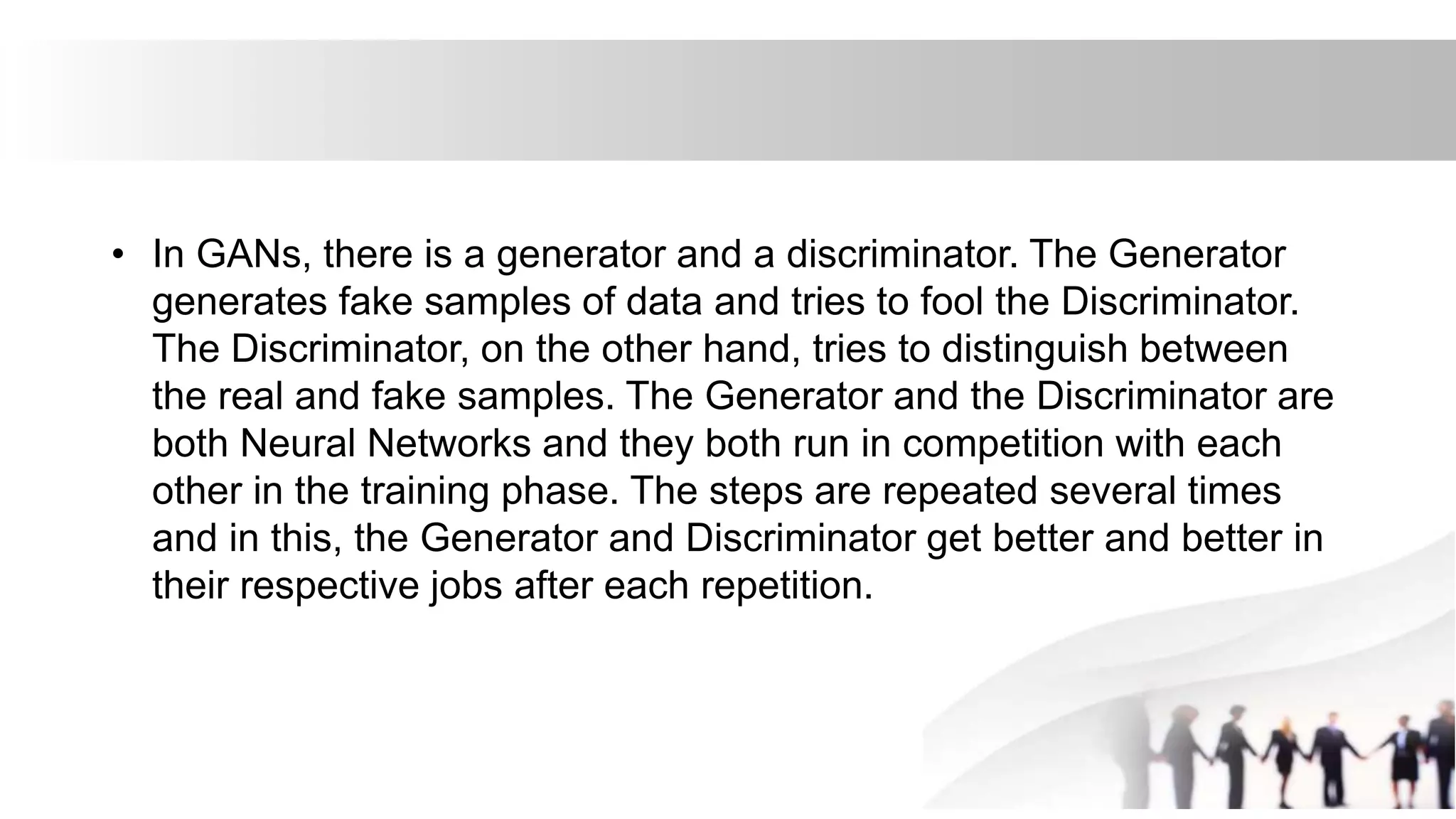 Generative Adversarial Network (GAN) | PPTX Generative Adversarial Network (GAN) | PPTX