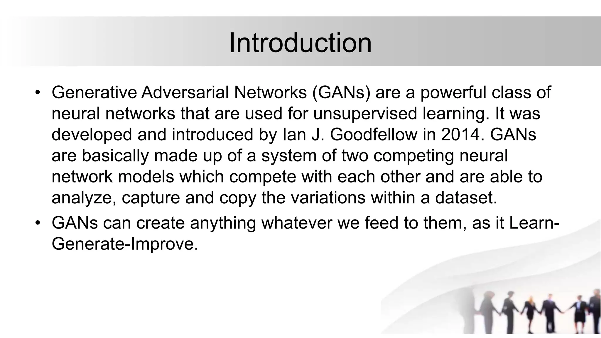 Generative Adversarial Network Gan Pptx
