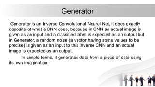 Generative Adversarial Network (GAN) | PPTX