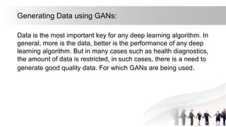 Generative Adversarial Network (GAN) | PPTX