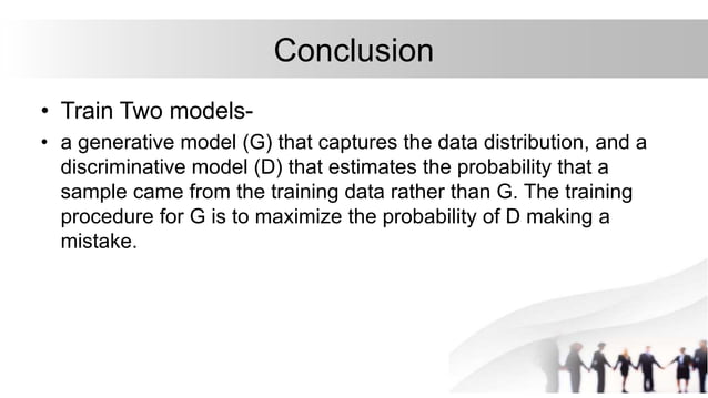 Generative Adversarial Network Gan Pptx