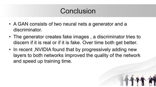 Generative Adversarial Network (GAN) | PPTX