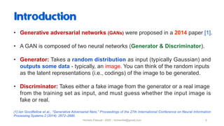 Introduction To Generative Adversarial Networks GANs | PDF