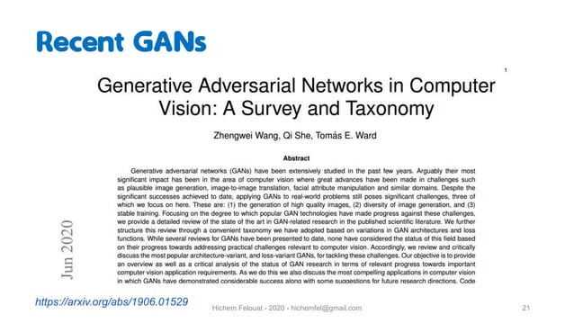 Introduction To Generative Adversarial Networks Gans Pdf Technology