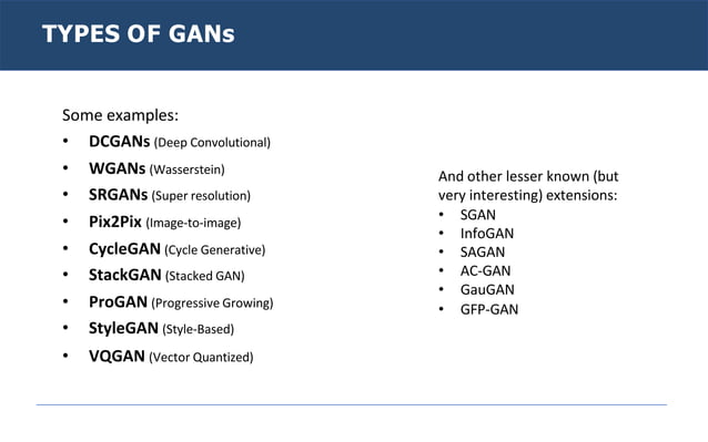 Generative Adversarial Network (GANs). | PPTX