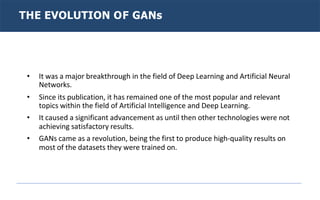 Generative Adversarial Network (GANs). | PPTX