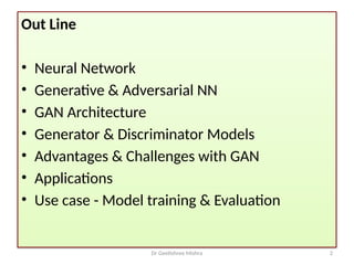 GAN Deep. Learning architecture and applications.pptx