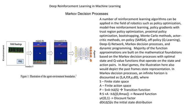 Deep Reinforcement Leaning In Machine Learning | PPT