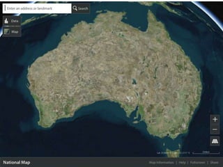 Geoscience Australia National Map | PPT