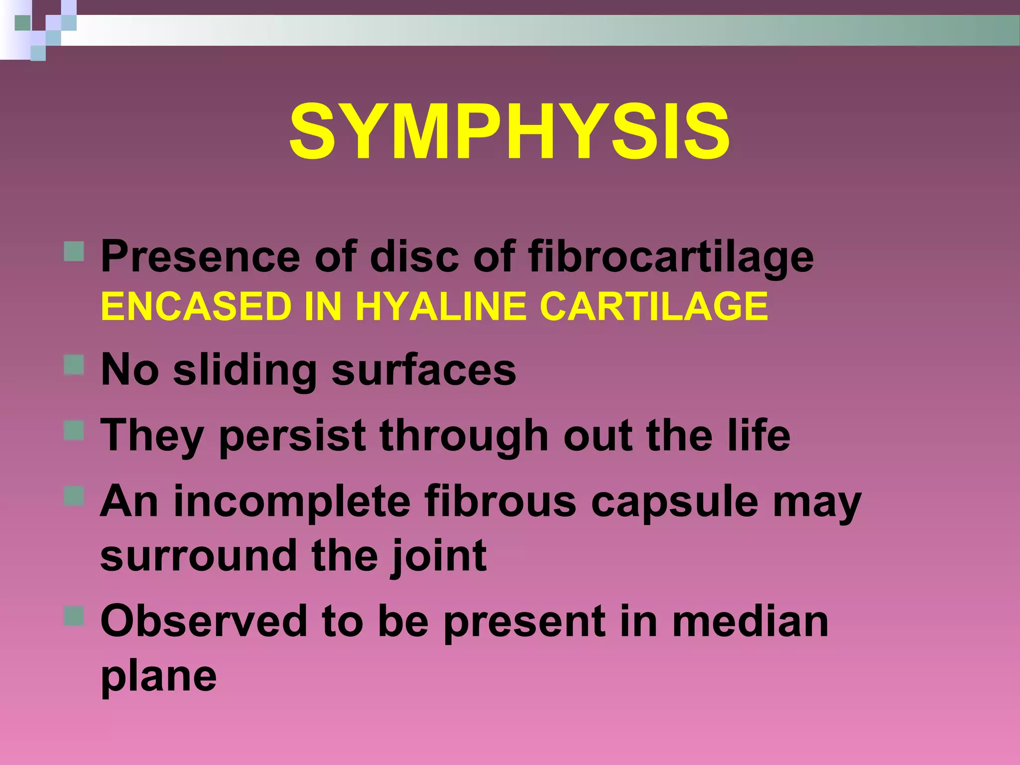 General Anatomy of Joints | PPT