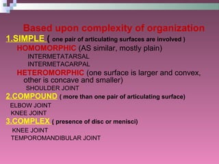 General Anatomy of Joints | PPT