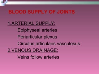 General Anatomy of Joints | PPT