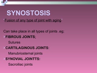 General Anatomy of Joints | PPT