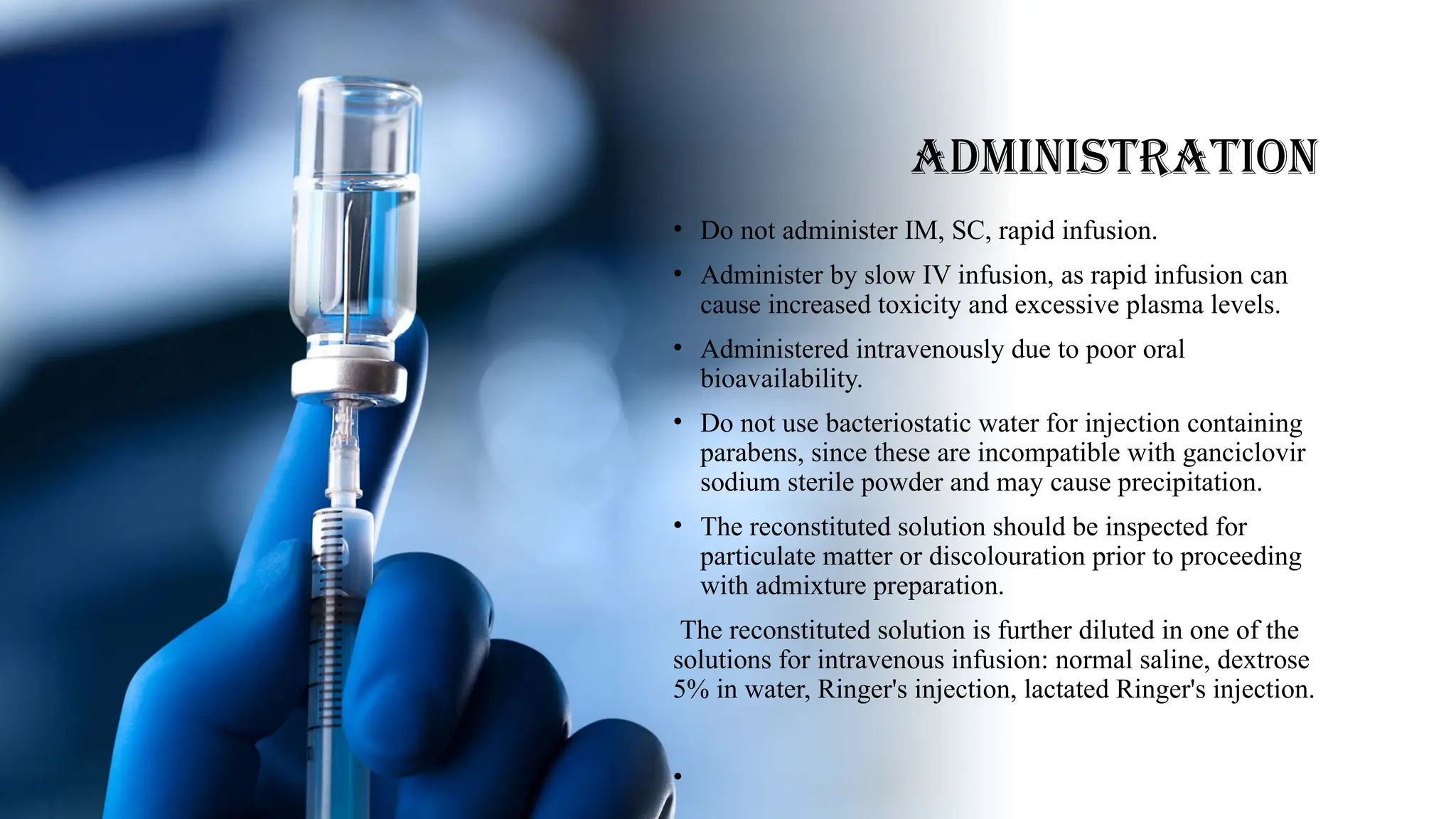 GANCICLOVIR: an anti-viral medication for CMV treatment. .pptx