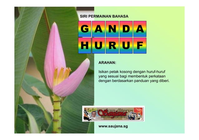 Ganda huruf | PPT