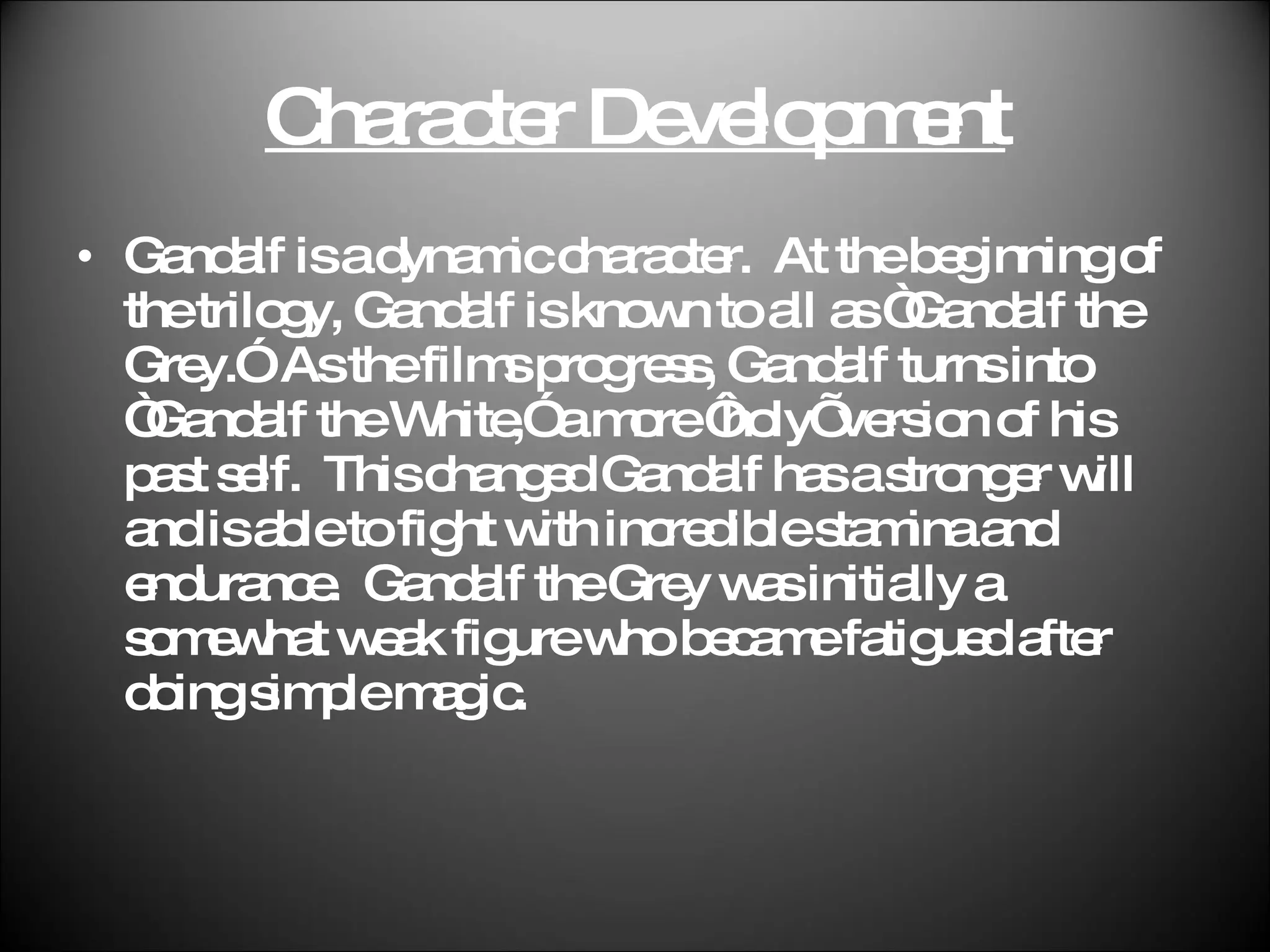 Gandalf presentation | PPT