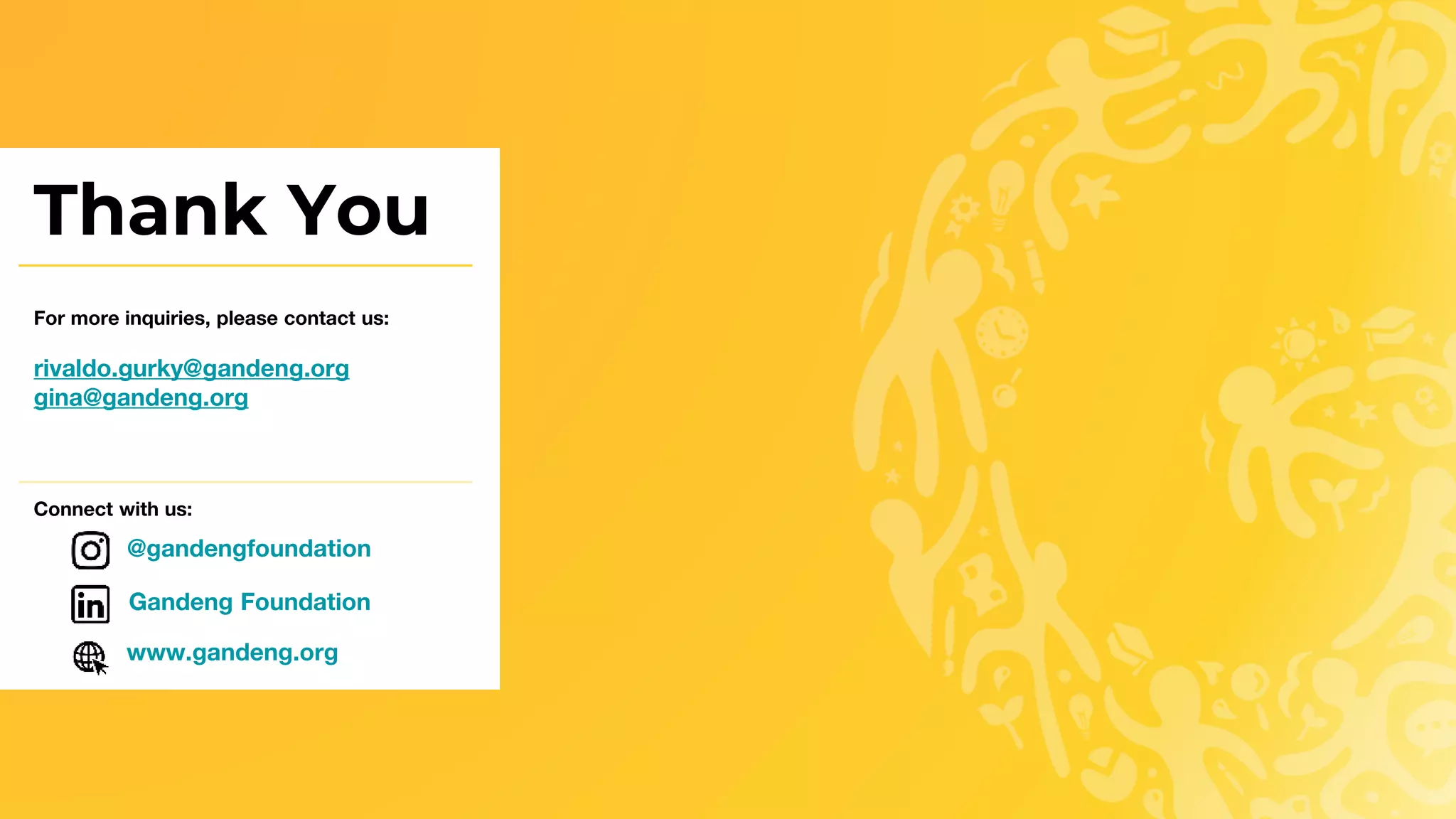 Gandeng foundation pitch deck | PPTX