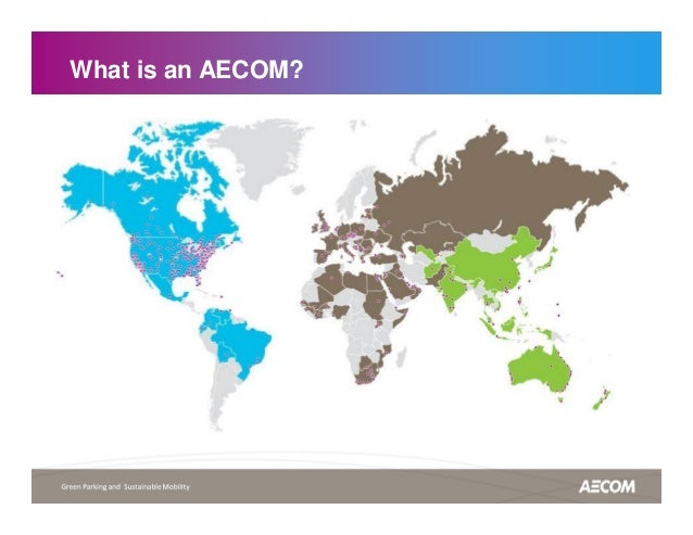 Green Parking and Sustainable Moblity - Mark Gander, AECOM - APA 2014